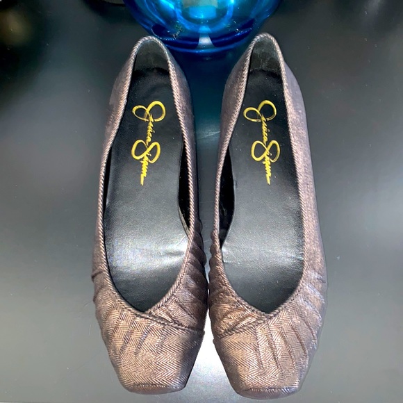 Jessica Simpson | Shoes | Jessica Simpson Emmly Ballet Flats Platinum ...